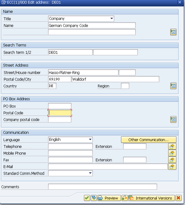 Create Company Code SAP Transaction OX02 Create Company Code SAP Transaction OX02