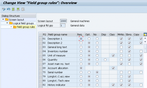 Define Screen Layout for Asset Master Data | S_ALR_87009044