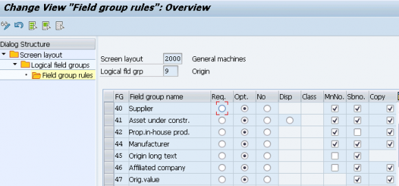 Define Screen Layout for Asset Master Data | S_ALR_87009044