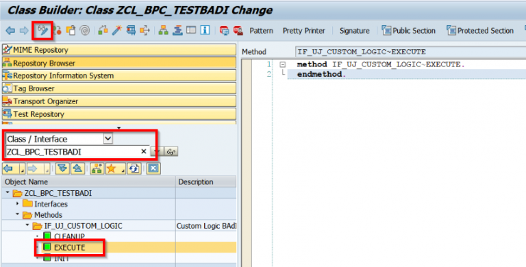 SAP BPC BADI - Quick Tutorial for Newbies