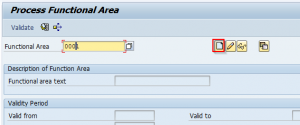 Define Functional Area | Transaction Code FM_FUNCTION